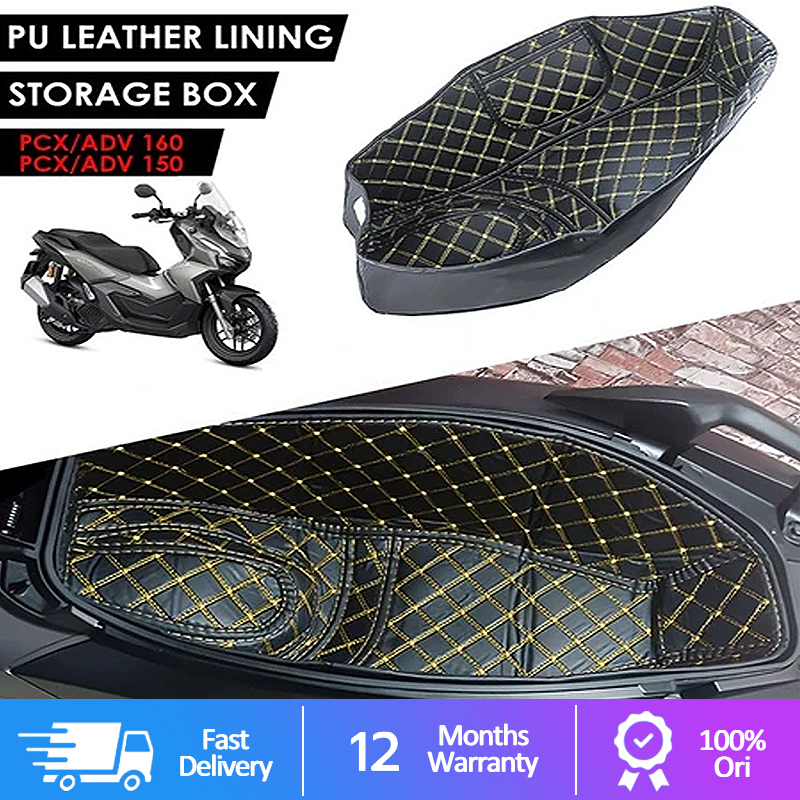 Honda PCX 160/ADV 160 PREMIUM UBOX Seat COMPARTMENT Cover Leather Cover ...