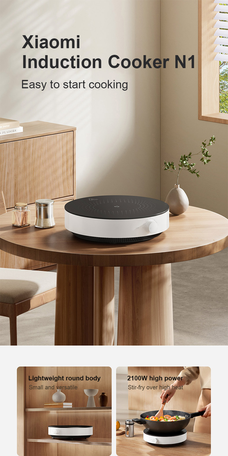 Xiaomi Induction Cooker 2100w Multi-function Cooker Precise Control ...