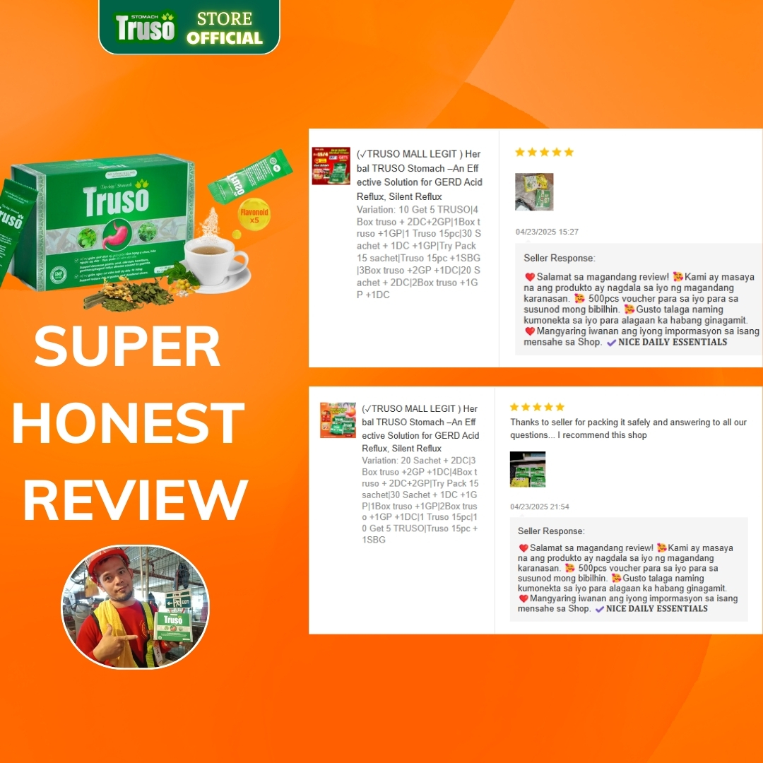 Powder Truso Stomach 20 sachet, effective for gastroesophageal reflux ...