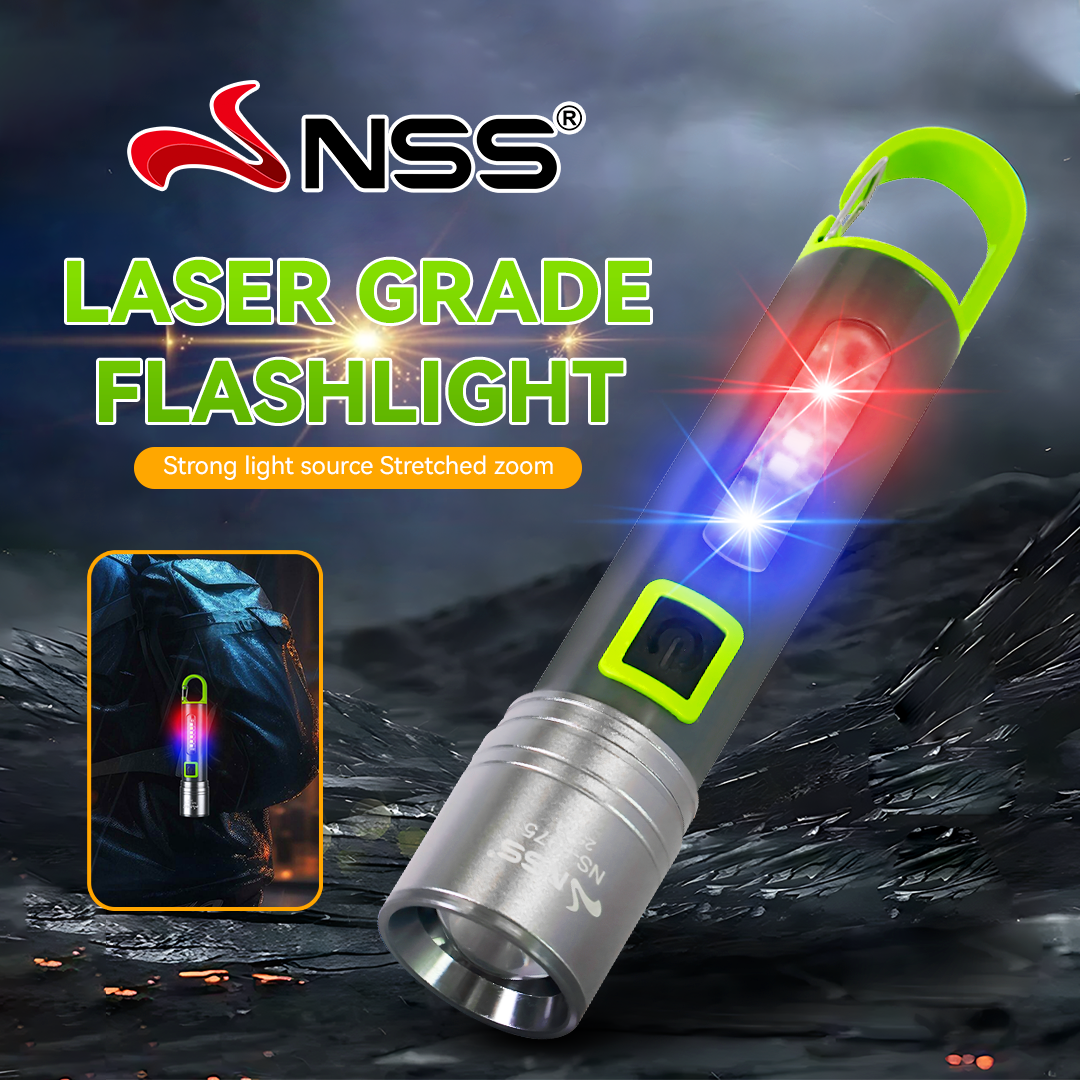 NSS 12000mAh LED Rechargeable Waterproof Flashlight Portable Zoomable ...