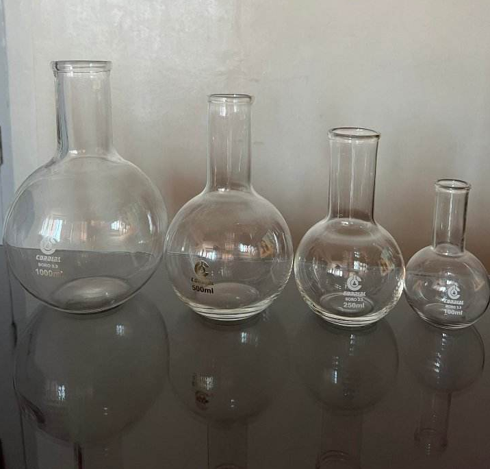 BT- BOILING FLASK FLAT BOTTOM NARROW NECK BOROSILICATE | Shopee Philippines