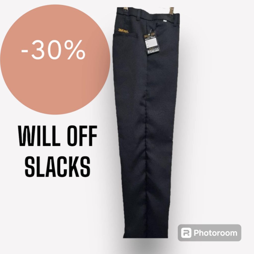 BLACK PANTS WELL OFF PANTS/SLACKS FOR /FORMAL ATTIRE KATRINA FABRIC ...