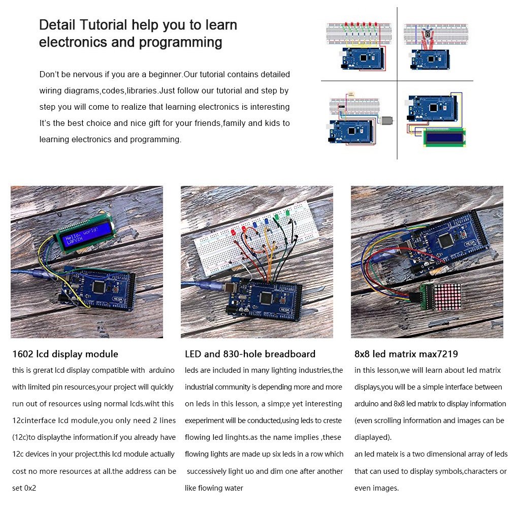 Mega 2560 Project Starter Kit For Mega328 Nano With Tutorial Compatible Arduino Ide | Shopee ...