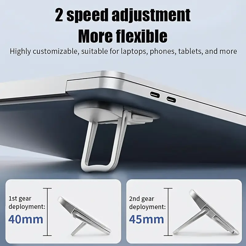 Mini Laptop Stand Adjustable Notebook Cooling Stand Bolster Universal ...