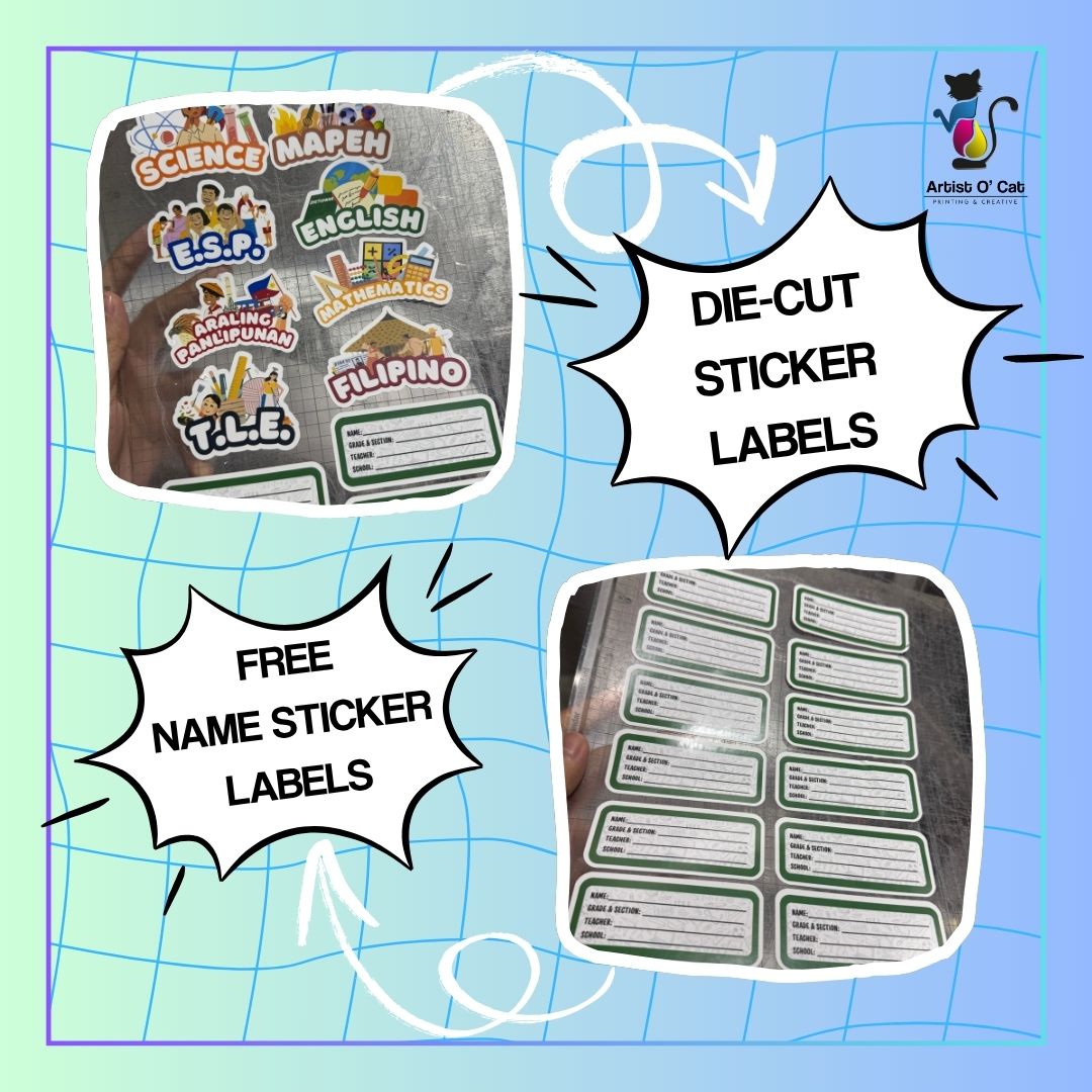 SUBJECT STICKER LABELS - Grades 1 to 10 (FREE NAME LABELS) | Shopee ...