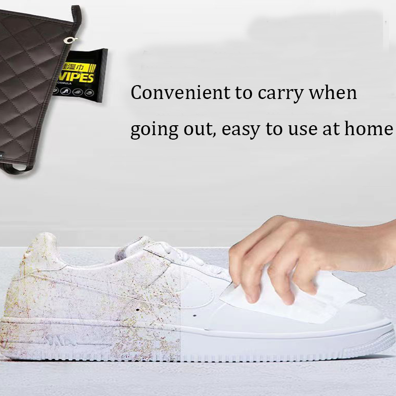 NICE White Shoes Cleaning Wipes Sneakers Shoes Cleaning Care Product ...