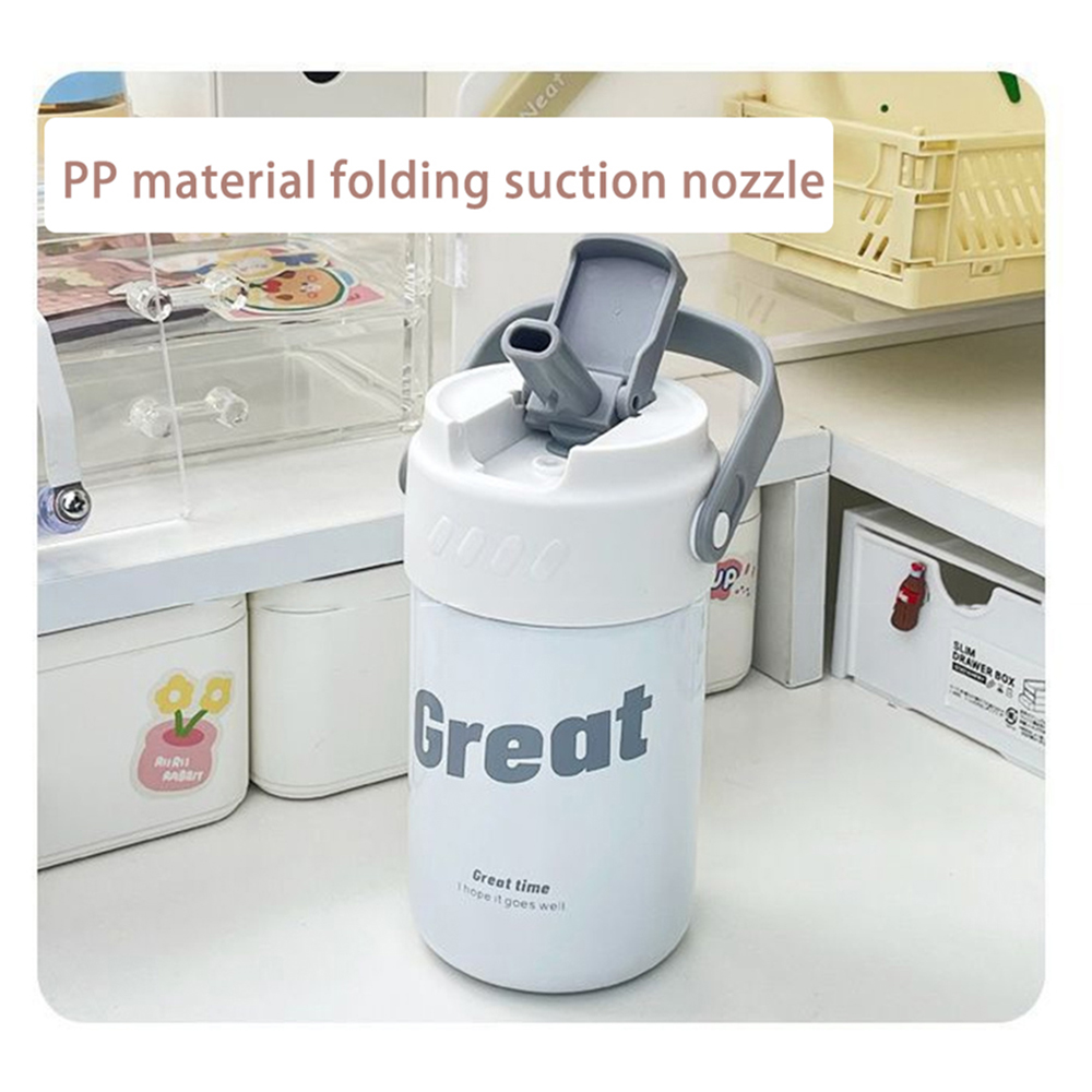 Student Water Bottle with Straw Design 600ml, Portable and Hygienic for ...