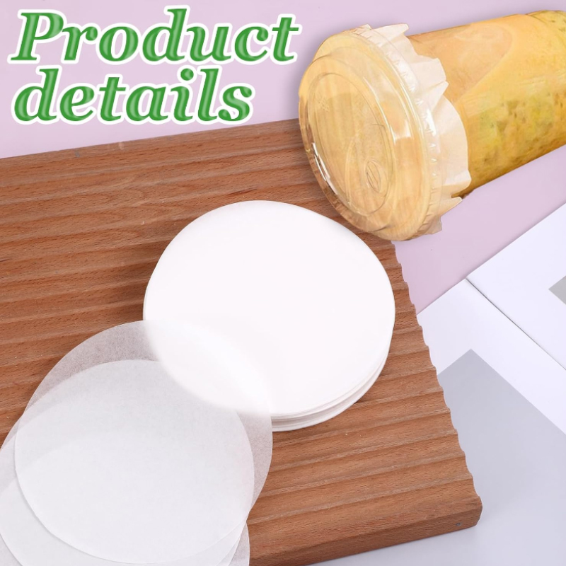 500PCS Milk Tea Leak Proof Paper 11.5cm Take Out Milk Tea Drinks Coffee ...