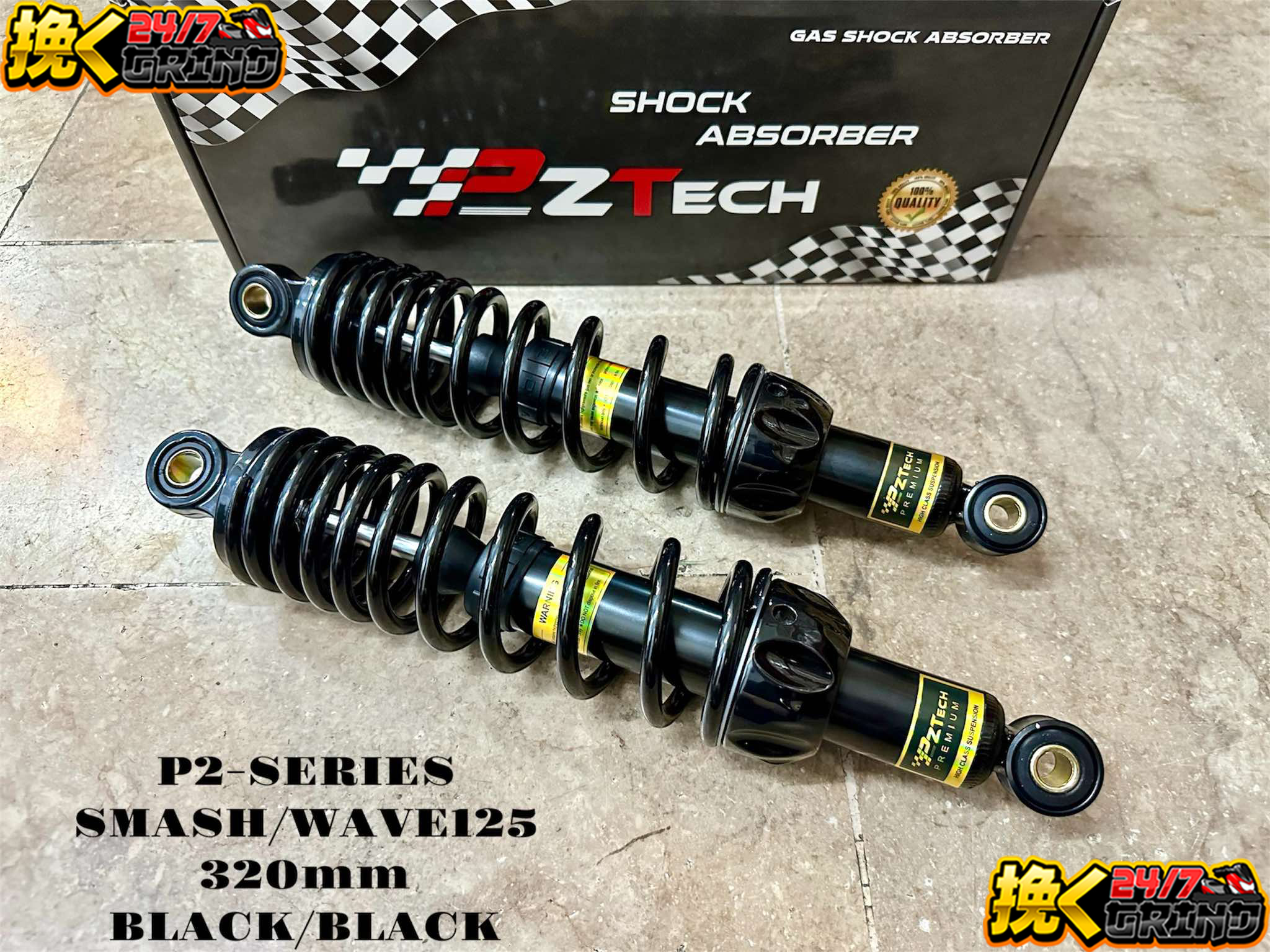 PZ TECH 320mm Rear Shock Absorber Suspension For XRM/WAVE/SMASH/DASH ...
