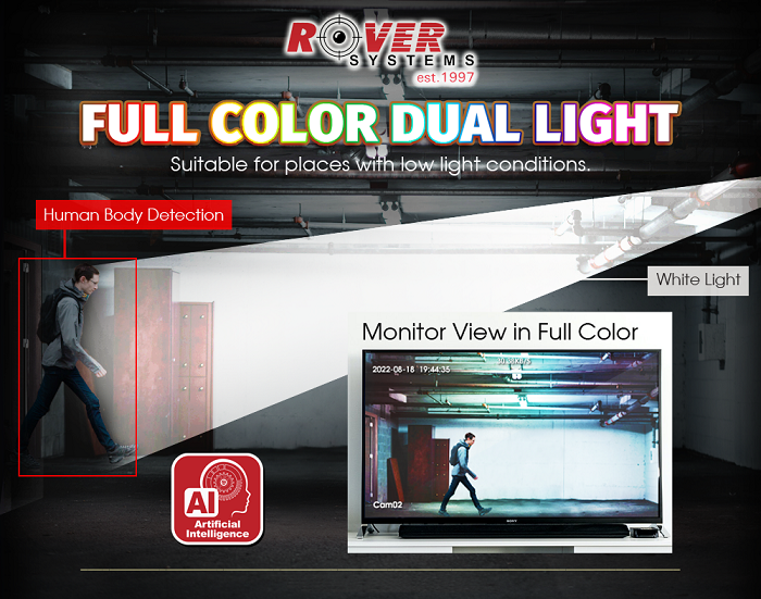 Rover Systems 4 Channel CCTV Package with AUDIO | 2* 2MP XVI FULL COLOR ...