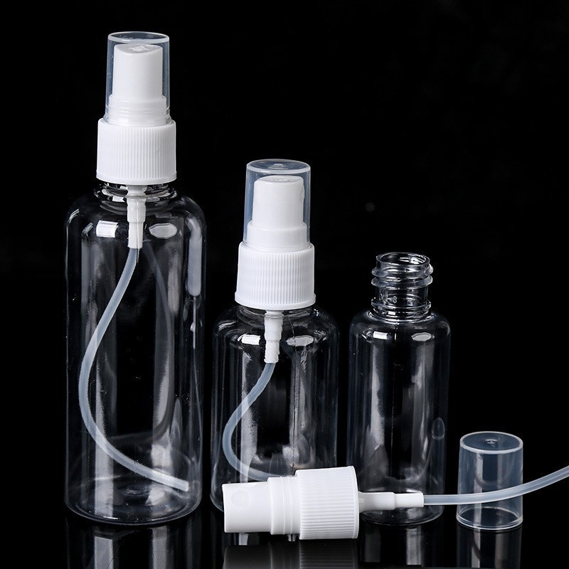 10/30/60/100ml Small Travel Container Plastic Spray Cosmetics Container ...