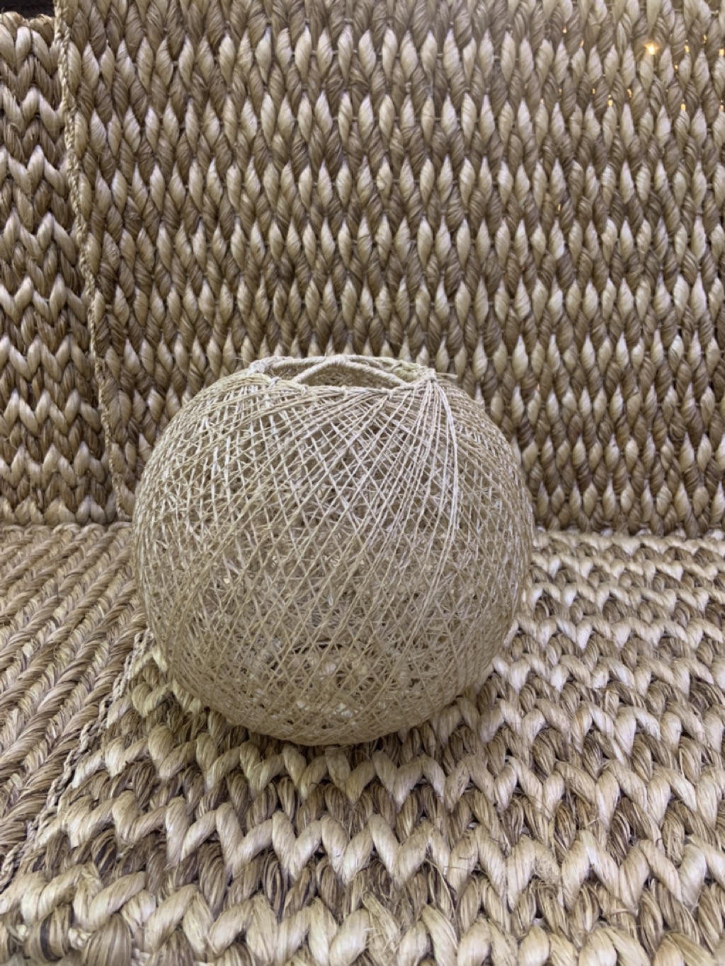 Abaca ball fiver round shape,abaca ball without wiring,abaca ball fiver ...