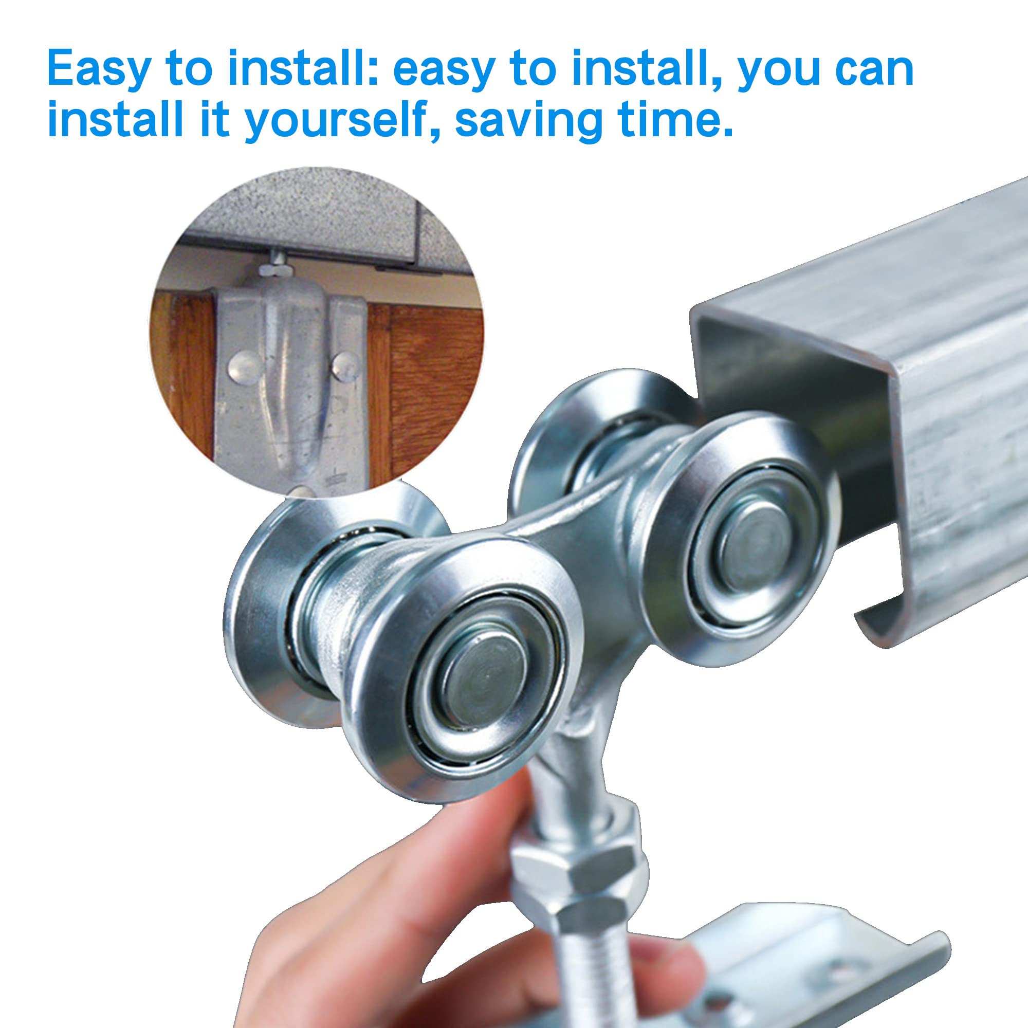 Steel Hanging Gate Wheel Roller | Heavy-Duty Sliding Door Pulley for ...