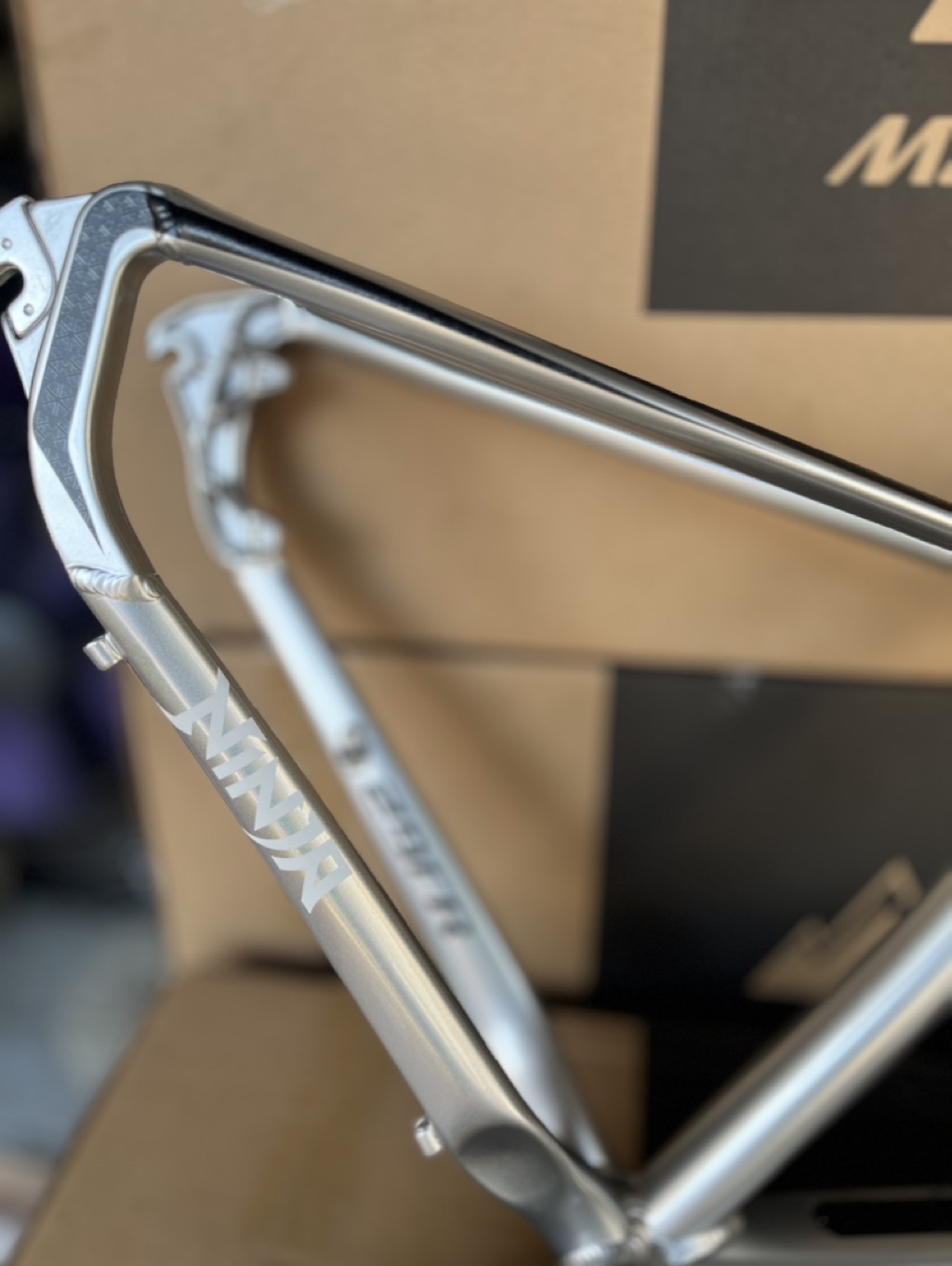 Mountainpeak Ninja1 27.5 & 29er Frame With Freebies Headparts, Clamp ...