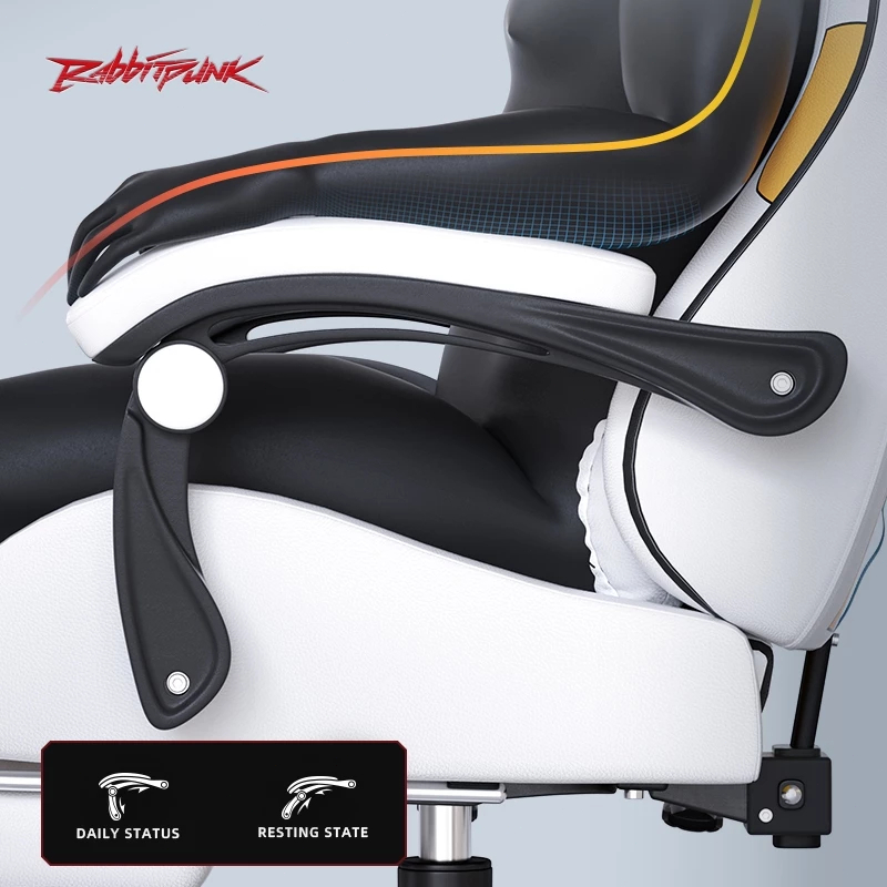 RabbitPunk brand gaming chair Mecha upgraded quality reclining function ...