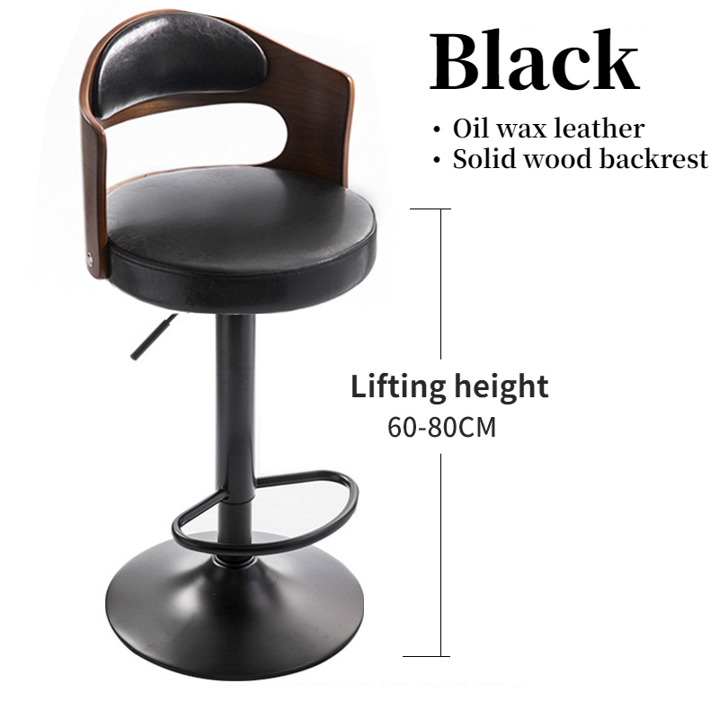 【COD】 solid wood high chair bar stool bar chair high-end bar chair air ...