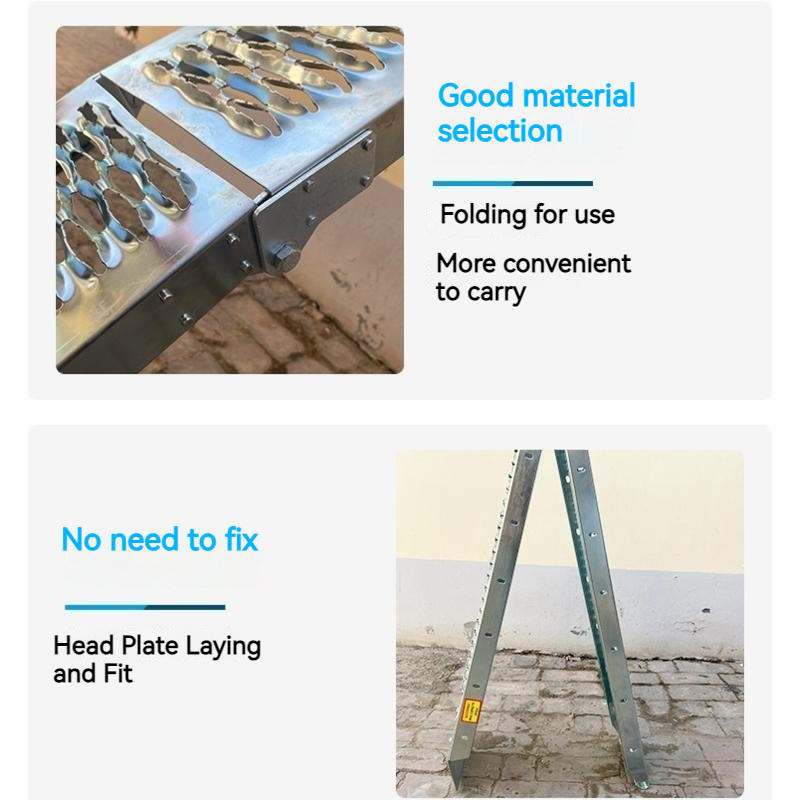 2PC Heavy Duty Foldable Car Ramp Motorcycle Steel Ramp Electric Scooter ...