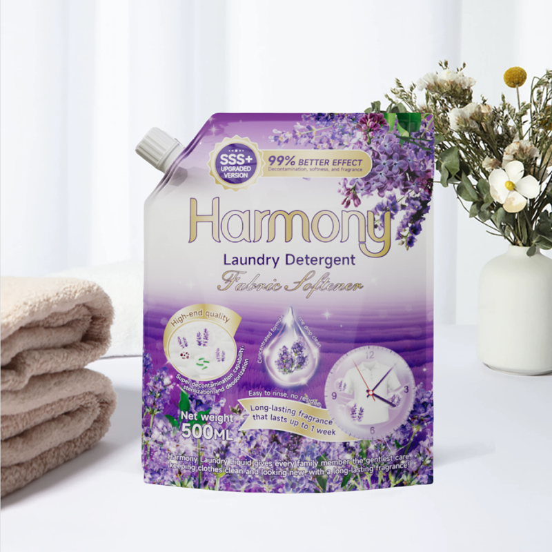 Newly Upgraded Liquid Laundry Detergent 500ML Lavender fabric softener Baby Laundry Liquid ...