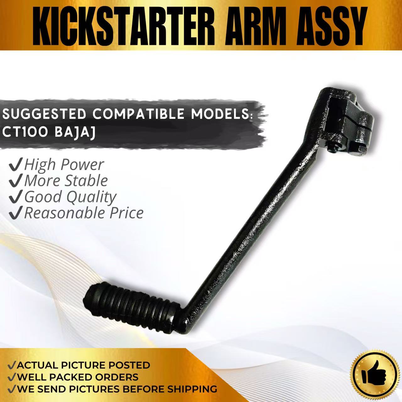 KICK STARTER LEVER PEDAL FOR KAWACAKI BAJAJ CT100 MOTORCYCLE JAPAN ...