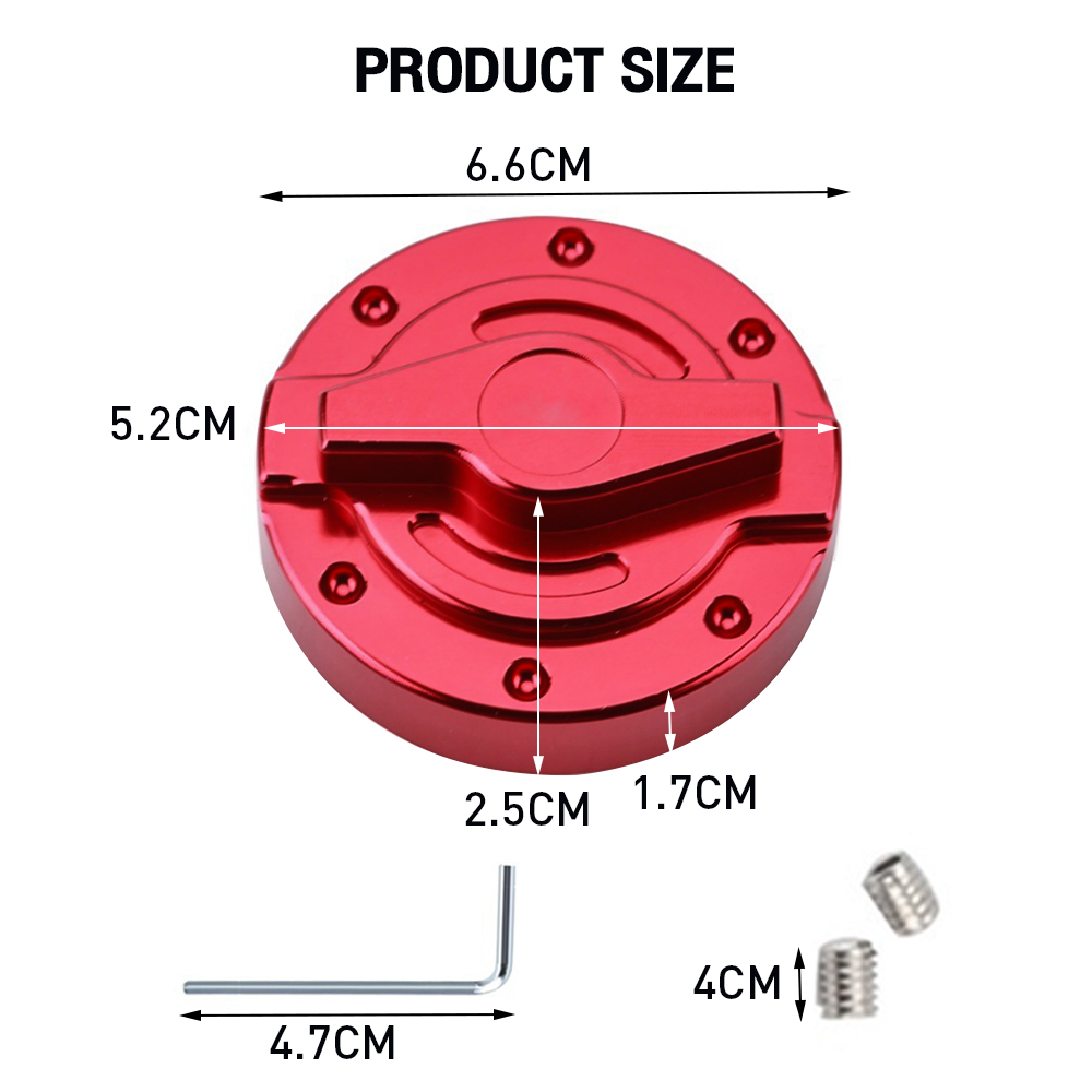 MOTORCYCLE UNIVERSAL HIGH QUALITY ALUMINUM FUEL TANK CAP MODIFIED FUEL TANK CAP ACCESSORIE ...