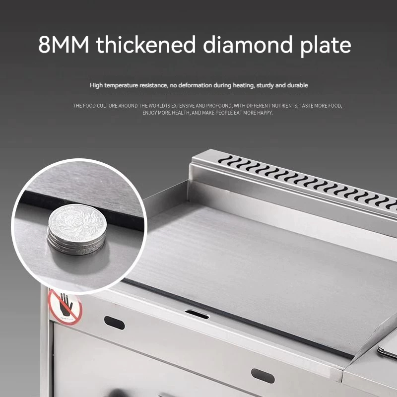 GOOD Deep Fryer Commercial Stainless Steel Gas Type Deep Fryer for ...