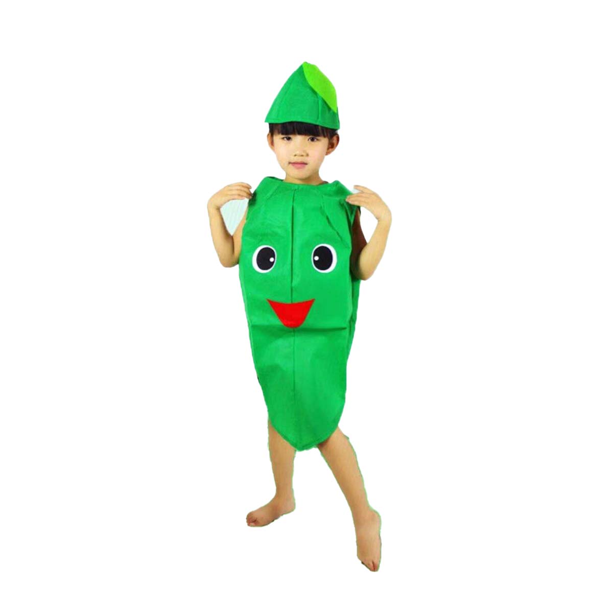 Nutrition Month Cucumber /Pipino Kids Costume Non-woven Fabric Fruit ...