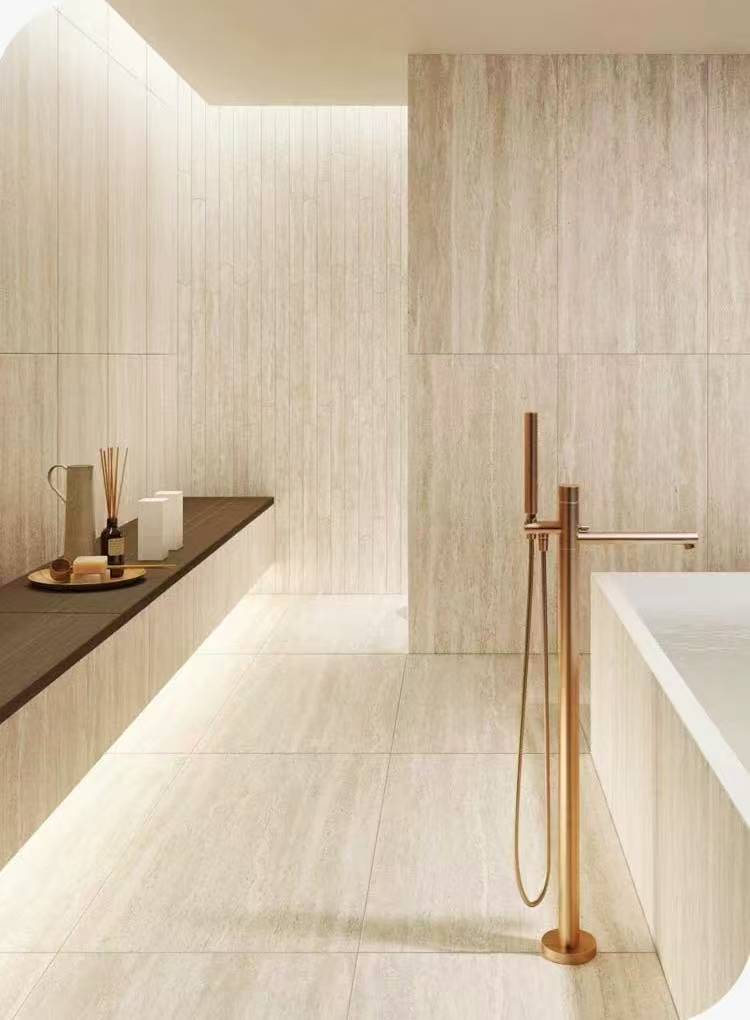 BHW 120cm X 60cm Soft Stone Travertine Veneer Soft Flexible Imitation ...