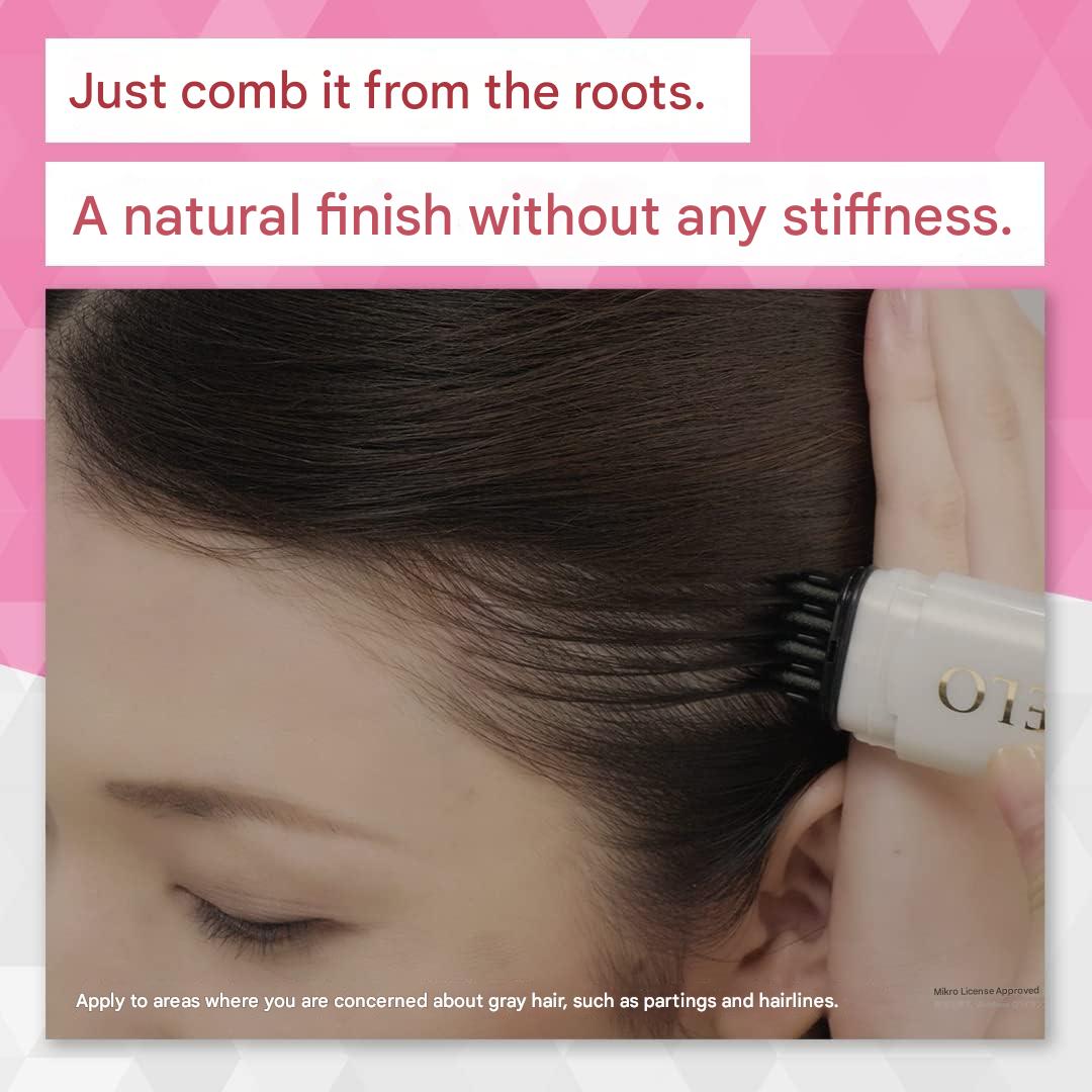 CIELO 1Day Gray Hair Concealer Natural Brown | Temporary Hair Color for Quick Touch-Ups | Easy ...