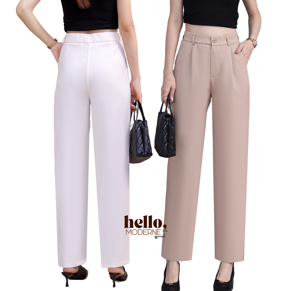 Hello Moderne High Waist Trouser Regular Fit No Garter HM249-1 ...