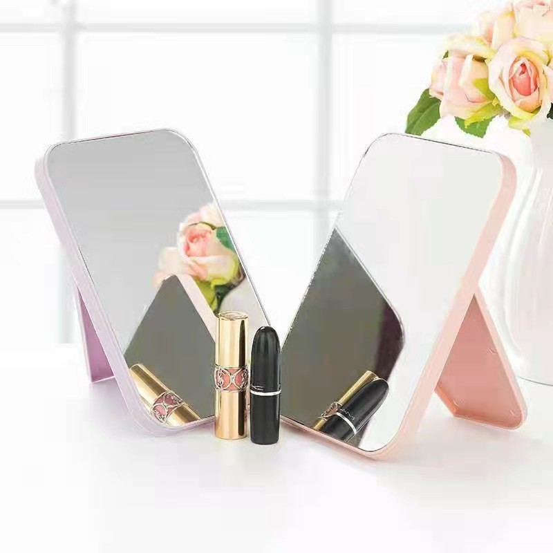 Face Makeup Mirror Desktop Vanity Mirror Large Folding Portable Square ...