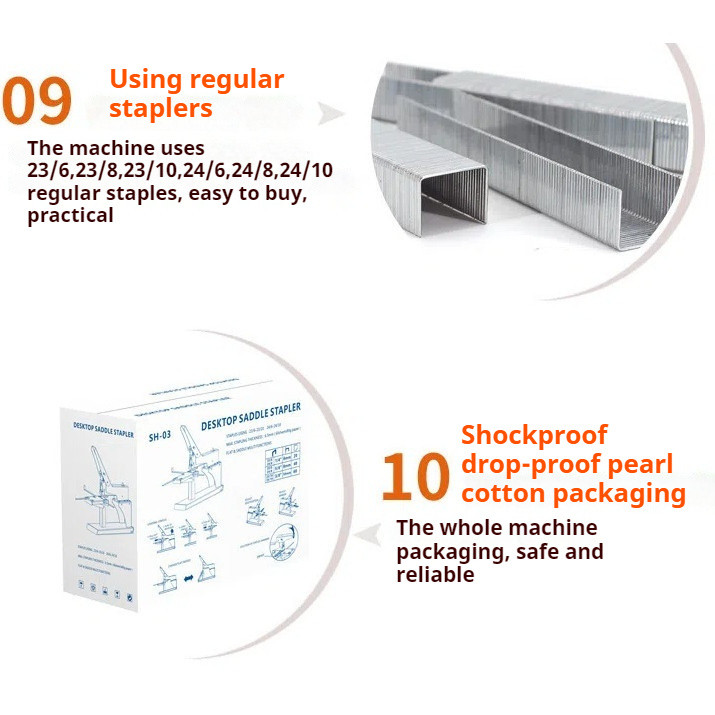 SH-03 manual horse riding stapler a3 medium seam stapler heavy-duty ...