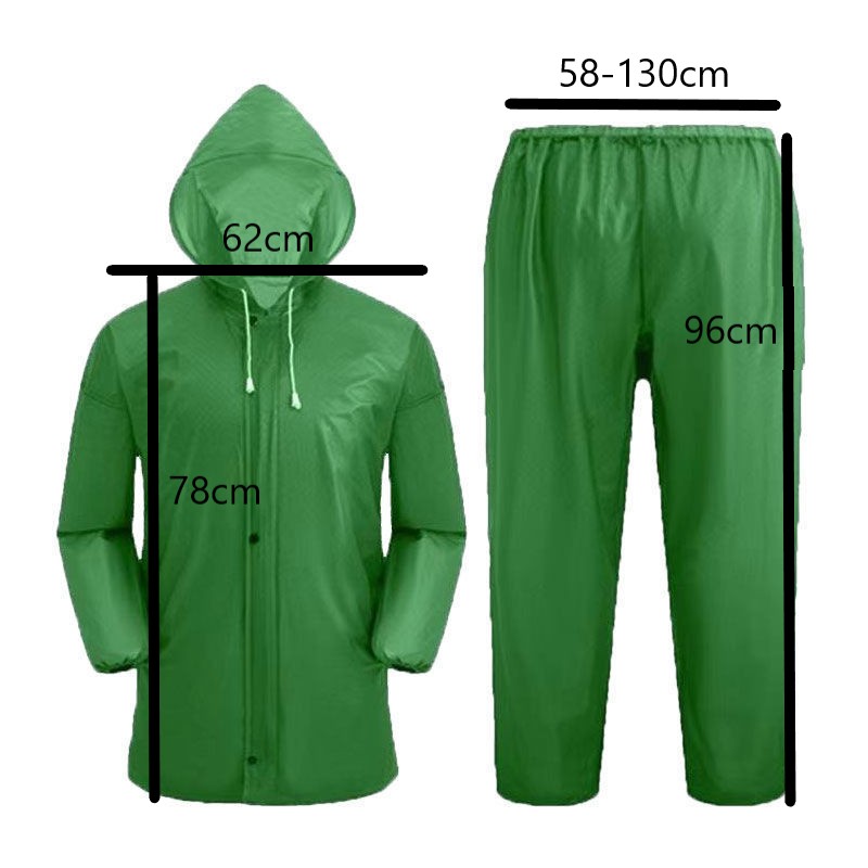 JBEE Motorcycle Raincoat Kapote makapal Outdoor Water Resistant Rain ...