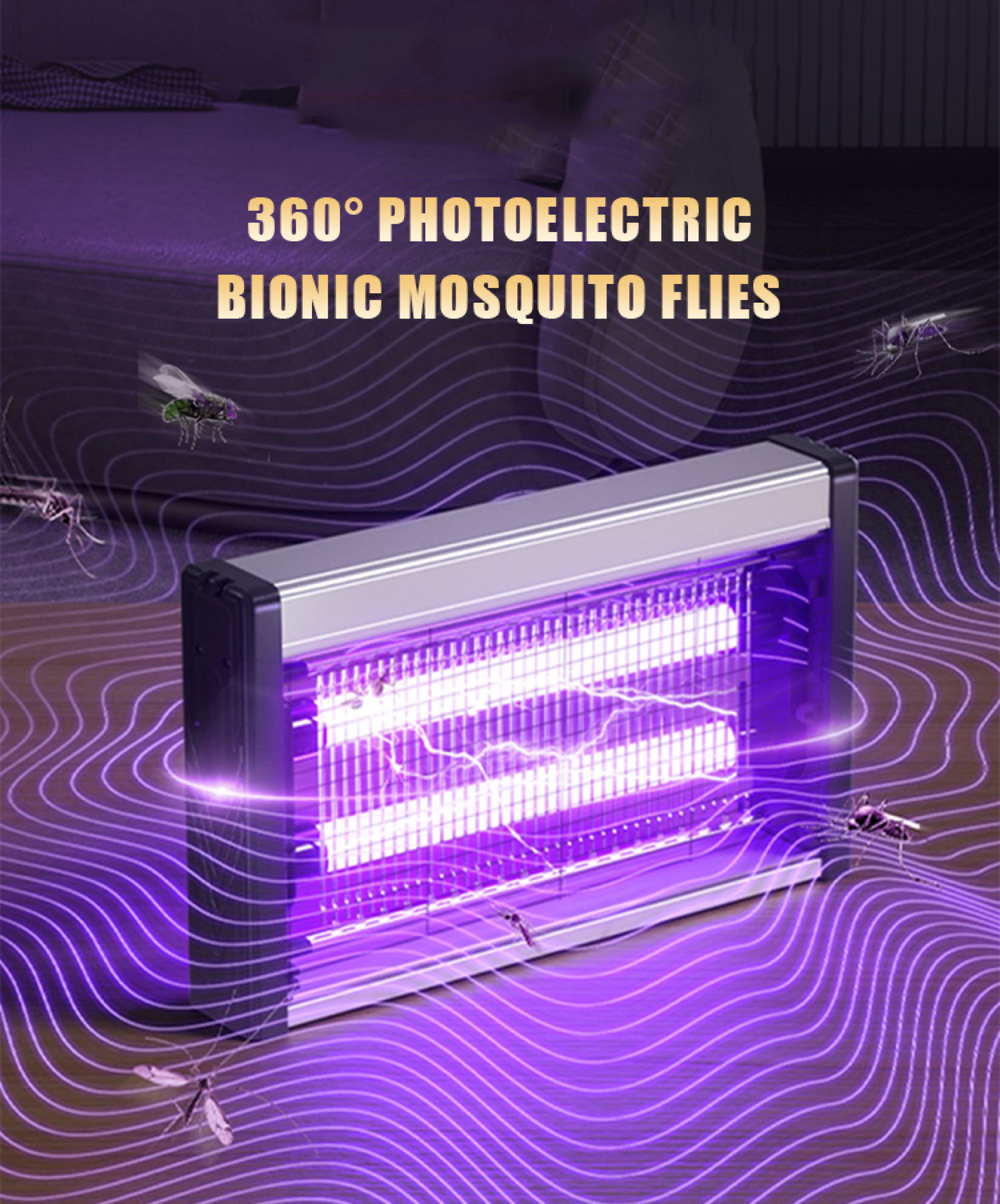 LXL Electric Mosquito Killer Lamp Fly Killer UV/LG/LED Light Insect ...
