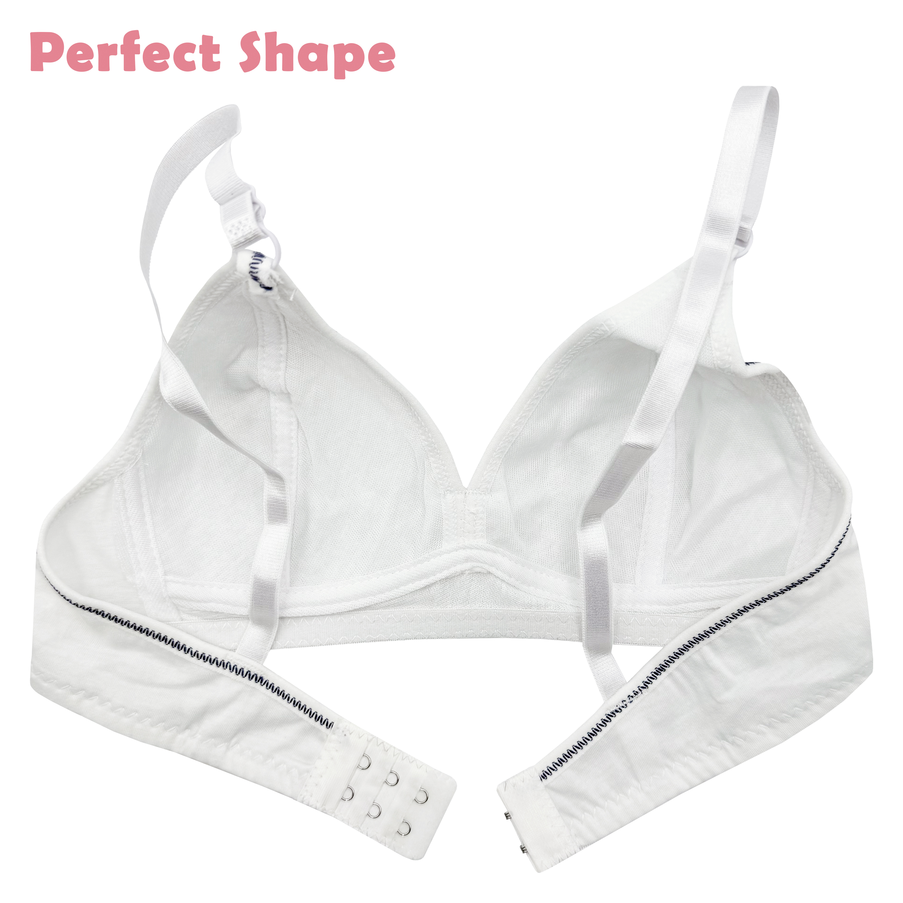 Perfect Shape Teens Wireless Unlined Bra Super Soft Cotton Pad ...