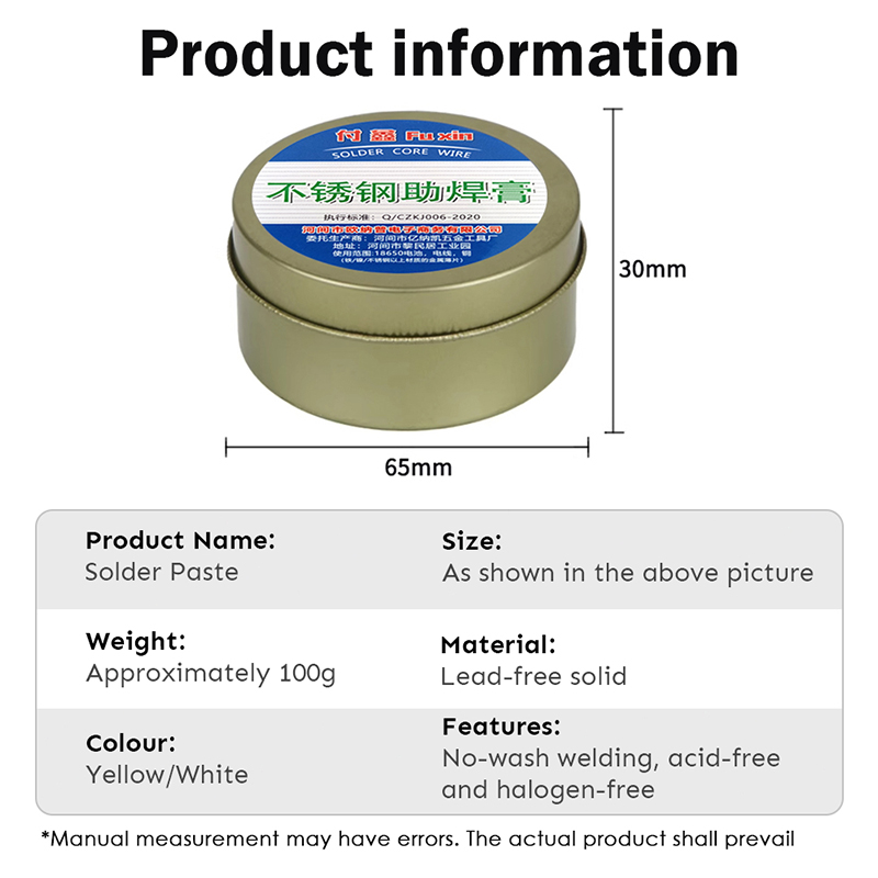 35g/100g Professional Solder Paste Lead-Free No-Clean Solder Paste ...