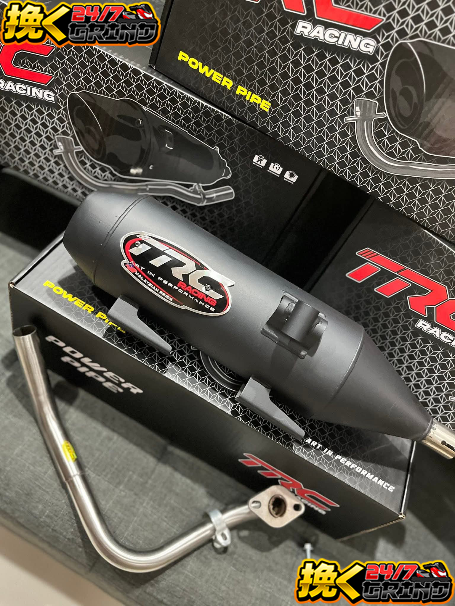TRC Power Pipe Honda Click 125i/150i v2 v3 Stainless Tip | Shopee ...