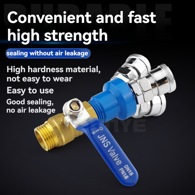 Air Compressor Quick Coupler Connector Pneumatic Fitting 2/3 Way Multi ...