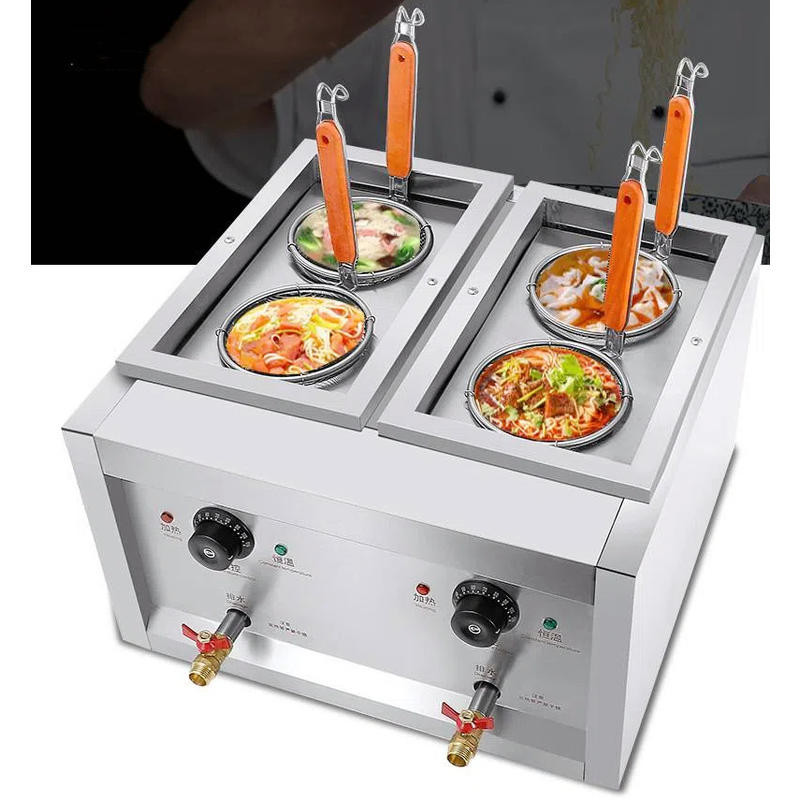 Multi functional noodle cooker, commercial desktop electric soup powder ...