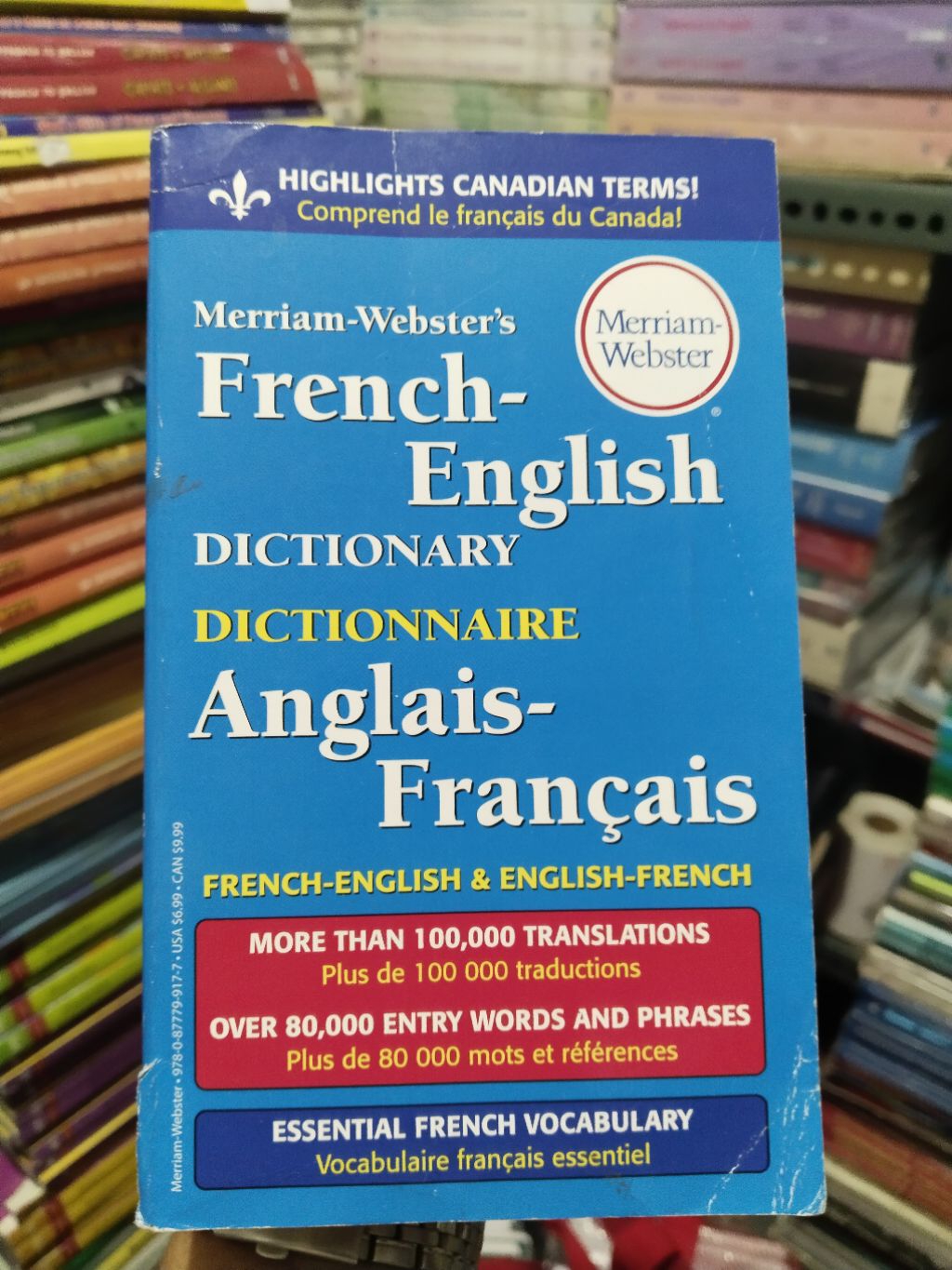 MERRIAM - WEBSTER'S FRENCH - ENGLISH DICTIONARY ( OLD STOCK ) | Shopee ...