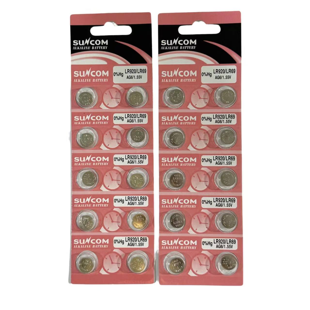 LR920 LR69 AG6 Suncom Alkaline Battery 1.55v for Wristwatches, medical ...