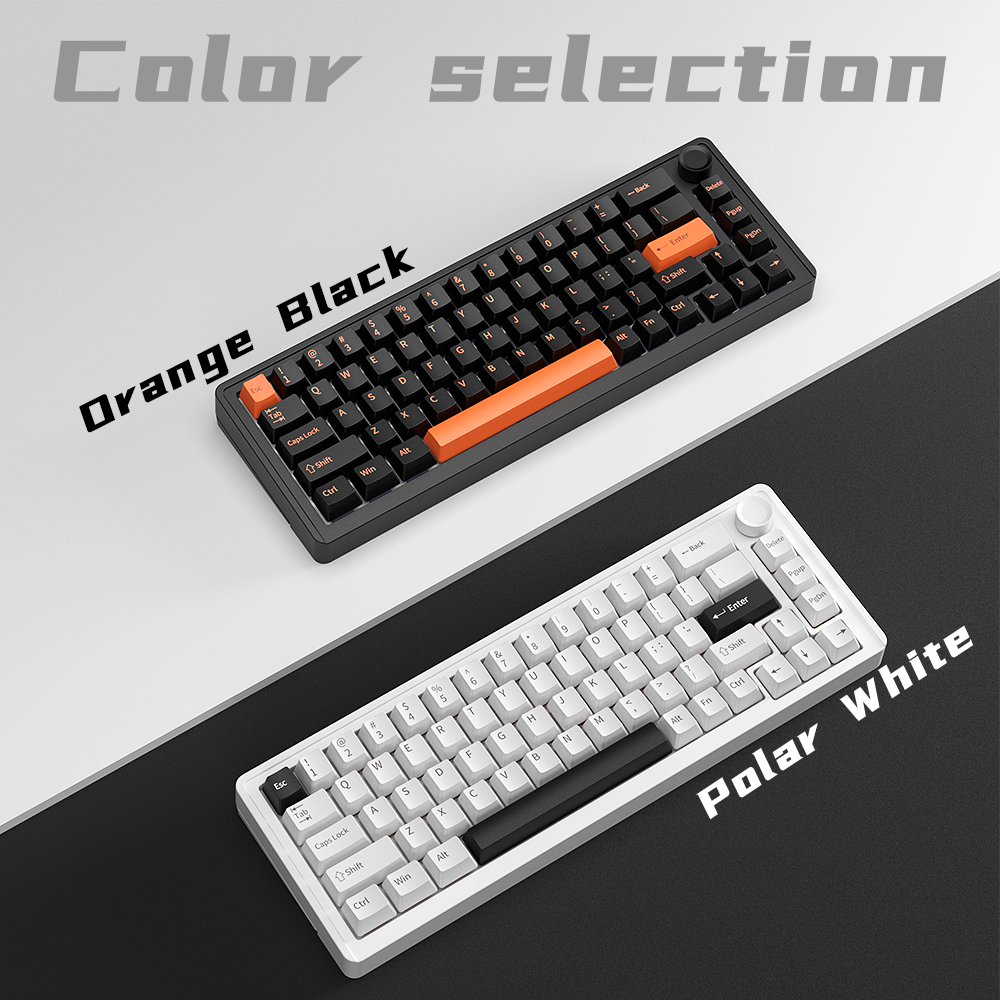FURYCUBE E68 Wireless Mechanical Keyboard Gaming Aluminum RGB Gasket ...