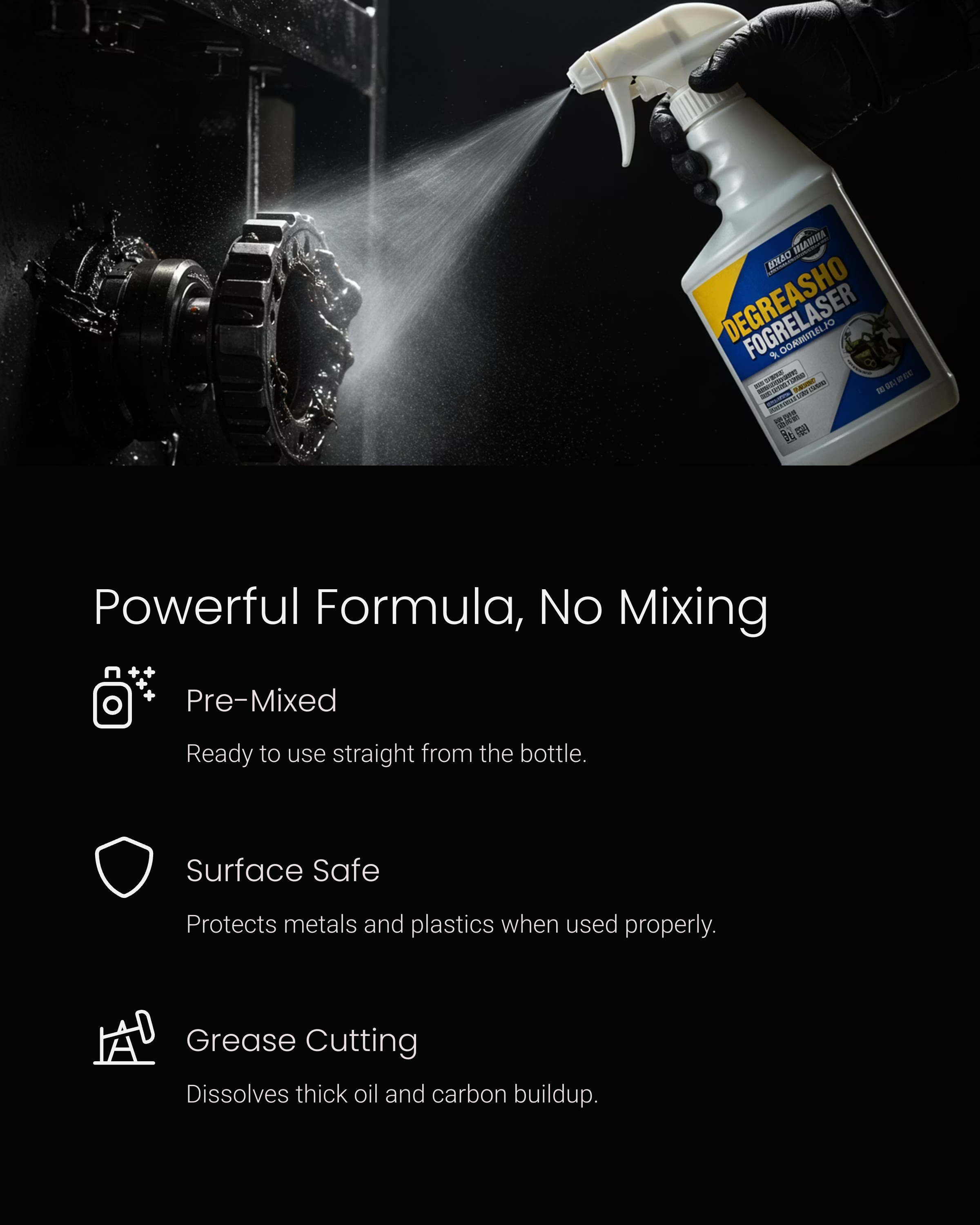 Engine Degreaser Alkaline Engine Degreaser – Oil & Grime Cleaner for ...