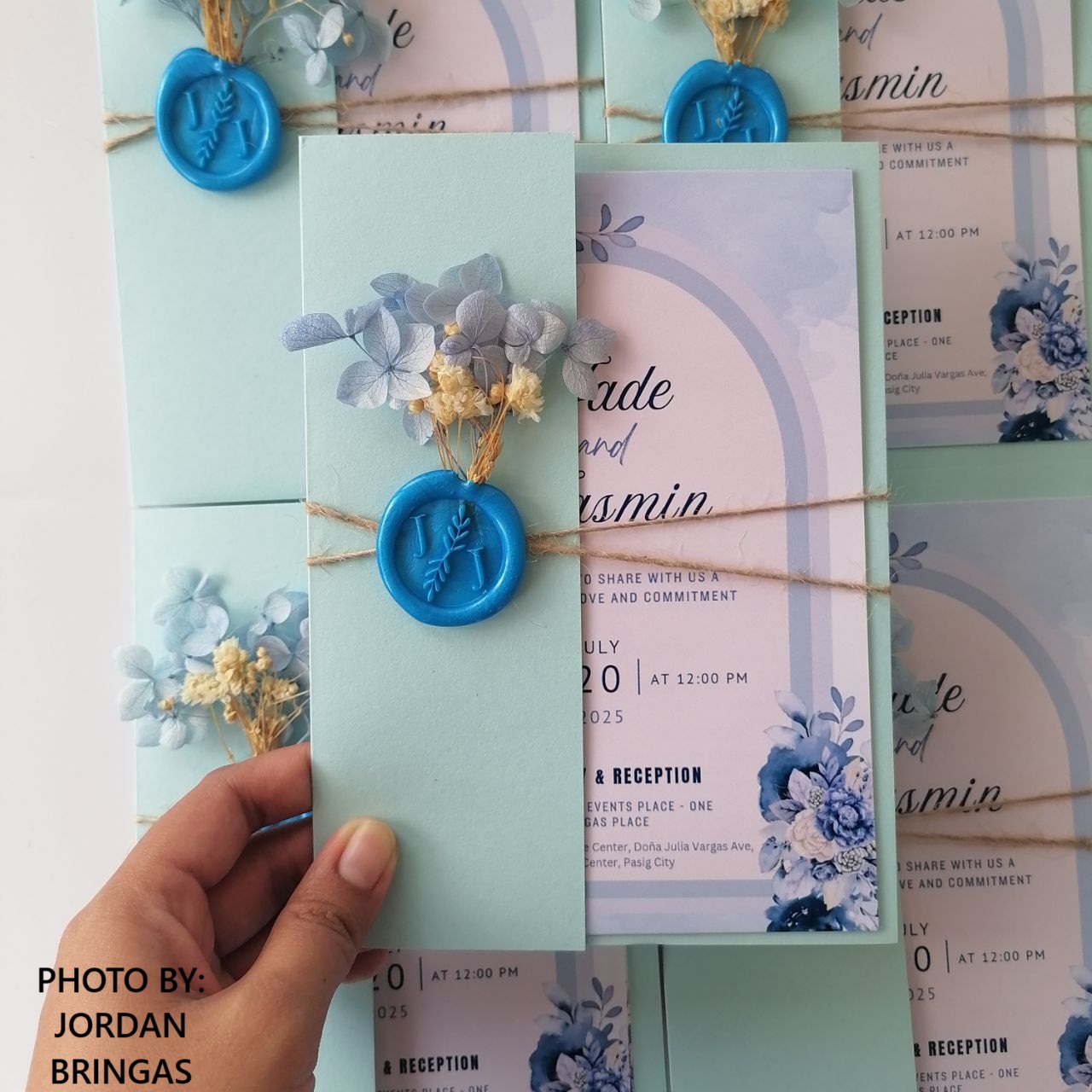 10 pcs Trending HALF cover ENVELOPE for invitation with wax dried ...