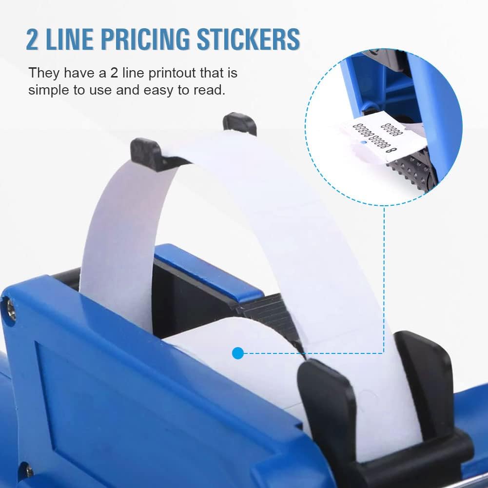 Price Tag Machine Labeller Tag Gun With Labels 8 Digit Efficient ...