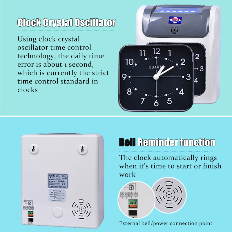 English Version Bundy Clock With Timecard Power Outage Available With ...