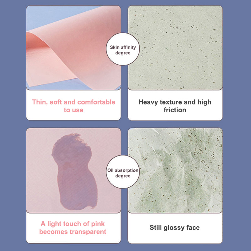 300pcs Facial Oil Control Absorption Sheets Tissue Face Blotting Skin ...