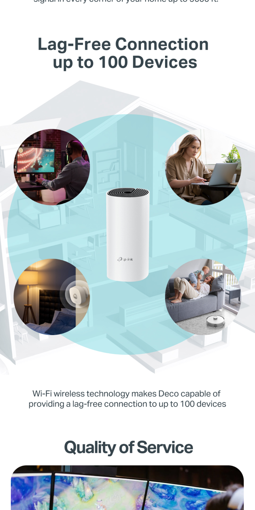 TP-Link | Deco M4 | AC1200 | Wi-Fi Router | Wi-Fi Mesh Extender ...