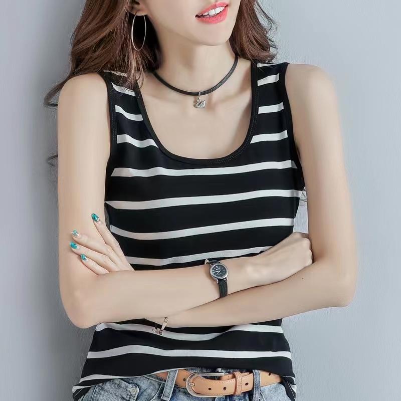 New sleeveless Sexy Mixed cotton Comfortable, thin Sando Please check ...