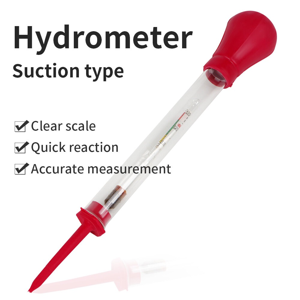 Car Battery Hydrometer Test Specific Gravity Fluid Lead Acid Batteries ...