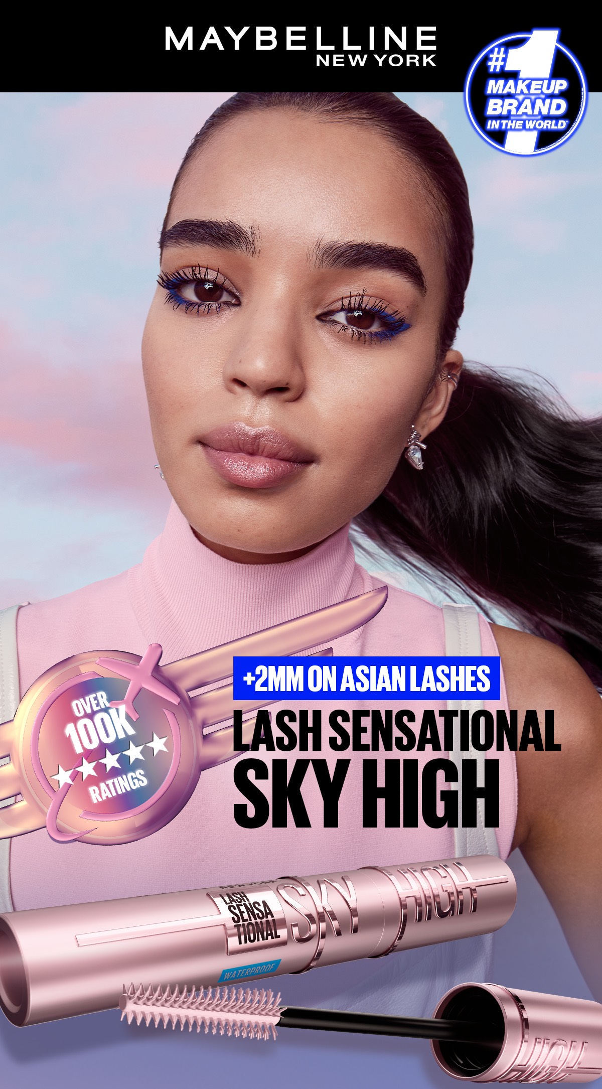 Maybelline Holiday Set Sky High Mascara Lash Serum 24H Long-Lasting ...